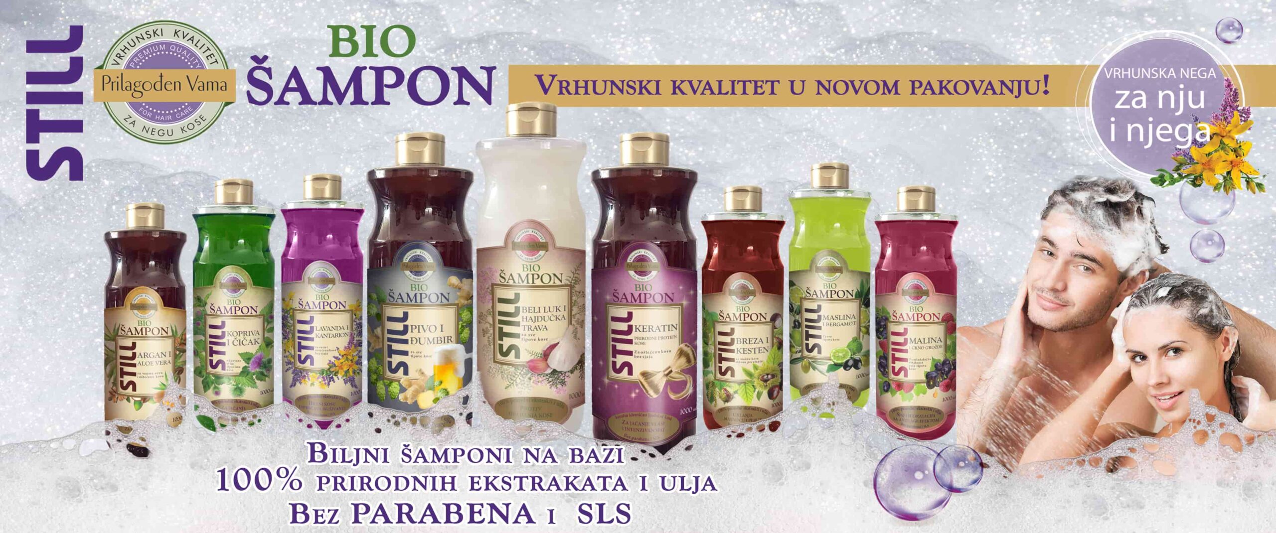 STILL Bio kolekcija - šamponi, balzami i maske - Stevanstill